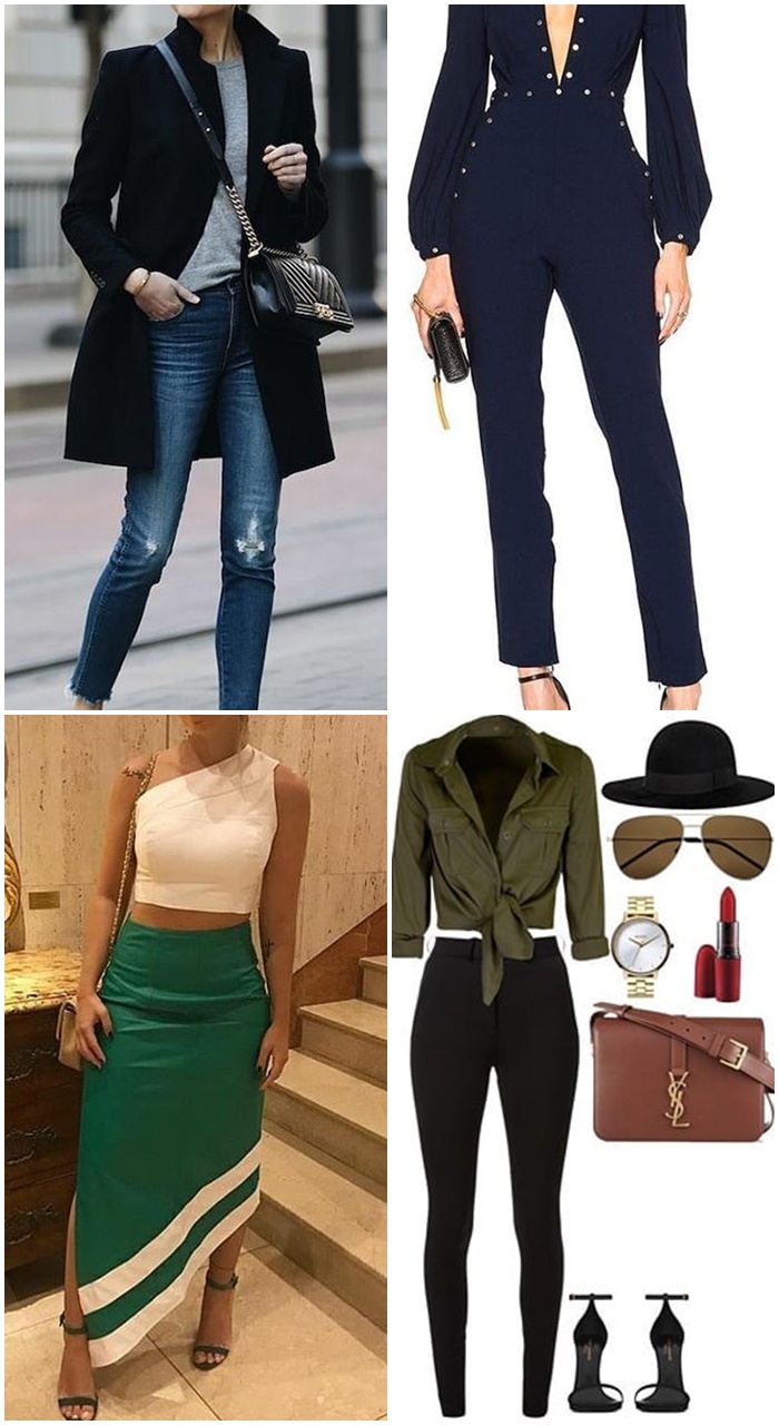 The Women Fashion Clothing Combinations