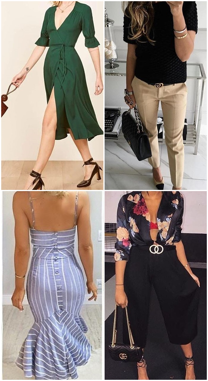 The Women Fashion Clothing Combinations