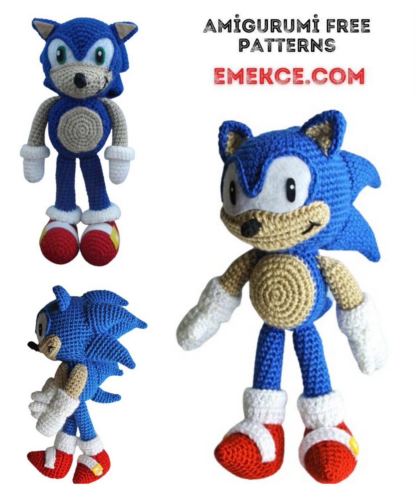 - Süper Sonic Amigurumi Free Crochet Pattern Emekce.com
