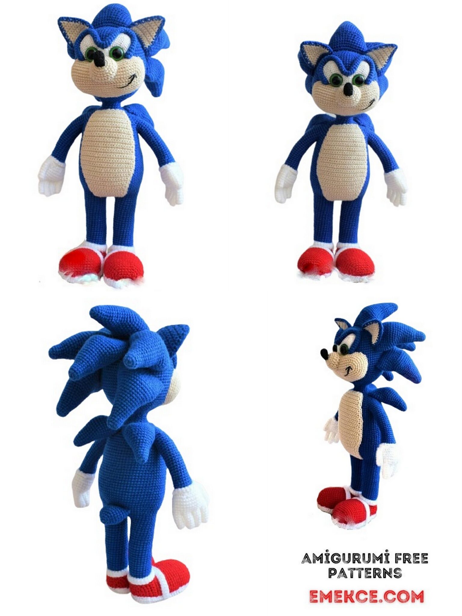 - Süper Sonic Amigurumi Free Crochet Pattern Emekce.com