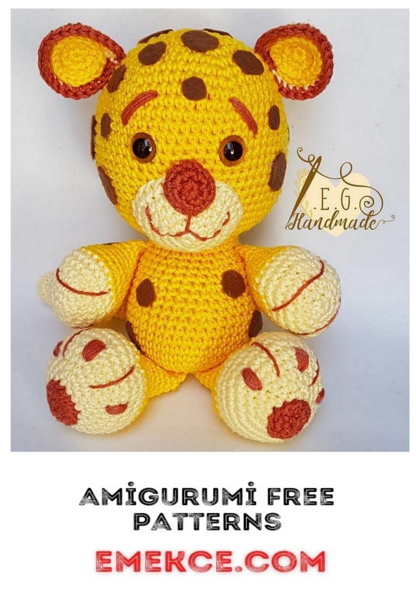 Amigurumi Leopard Free Crochet Pattern