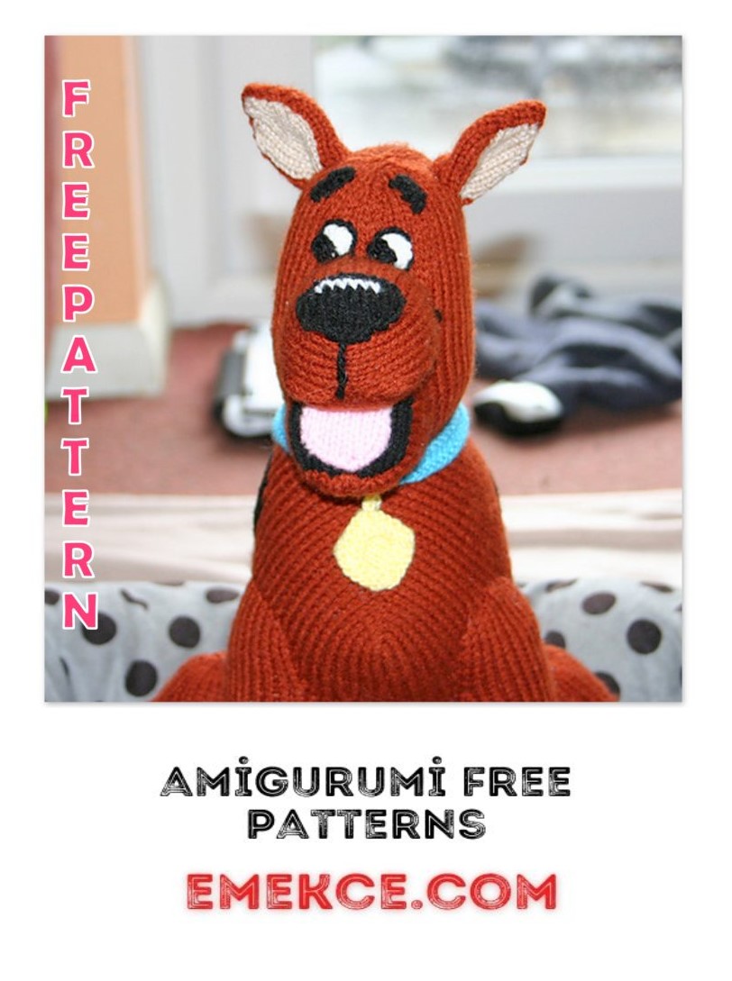 Amigurumi Scooby Doo Free Knitting Pattern
