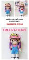 Amigurumi Arale Doll Free Crochet Pattern