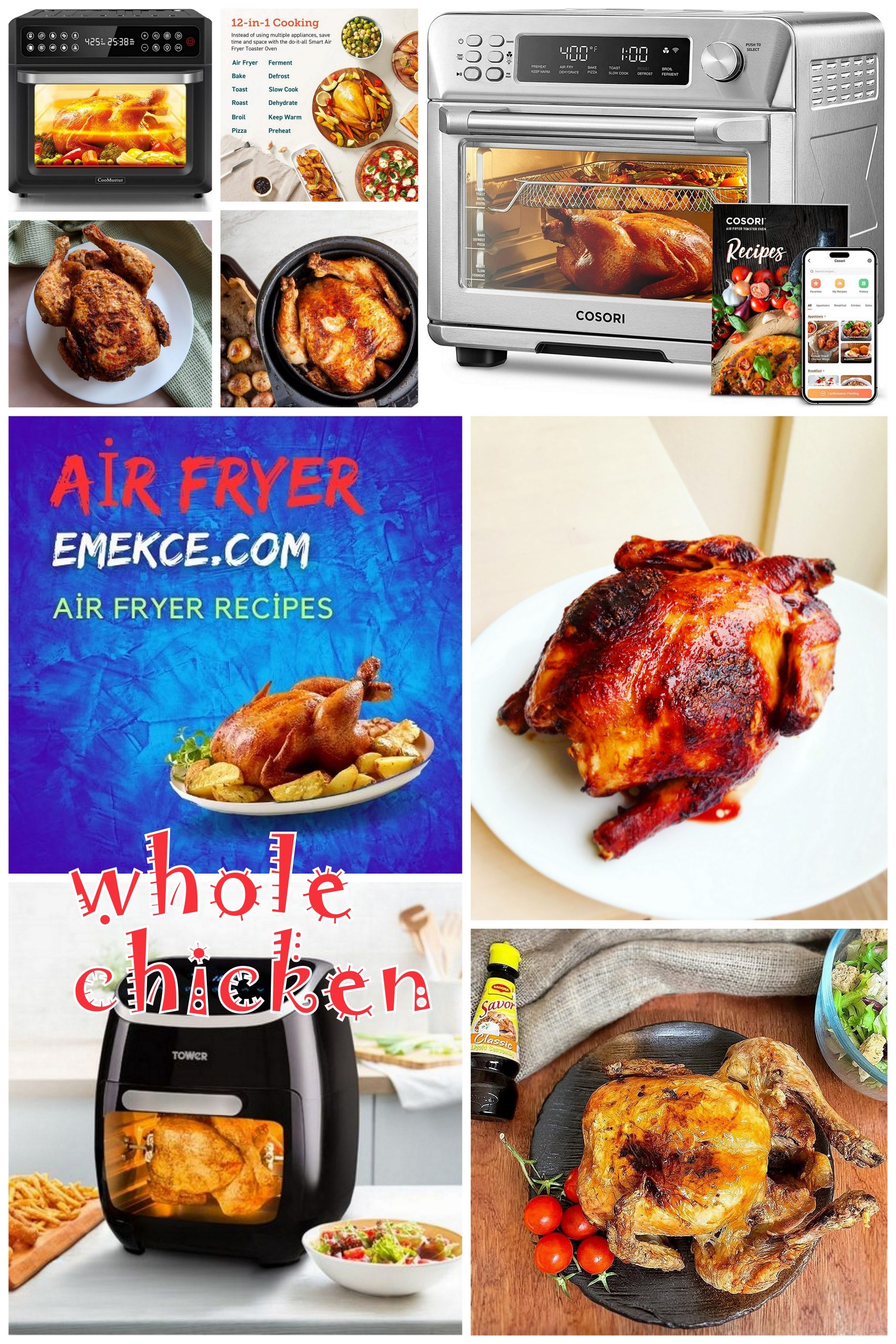 Air Fryer Whole Chicken Recipe - Easy and Delicious