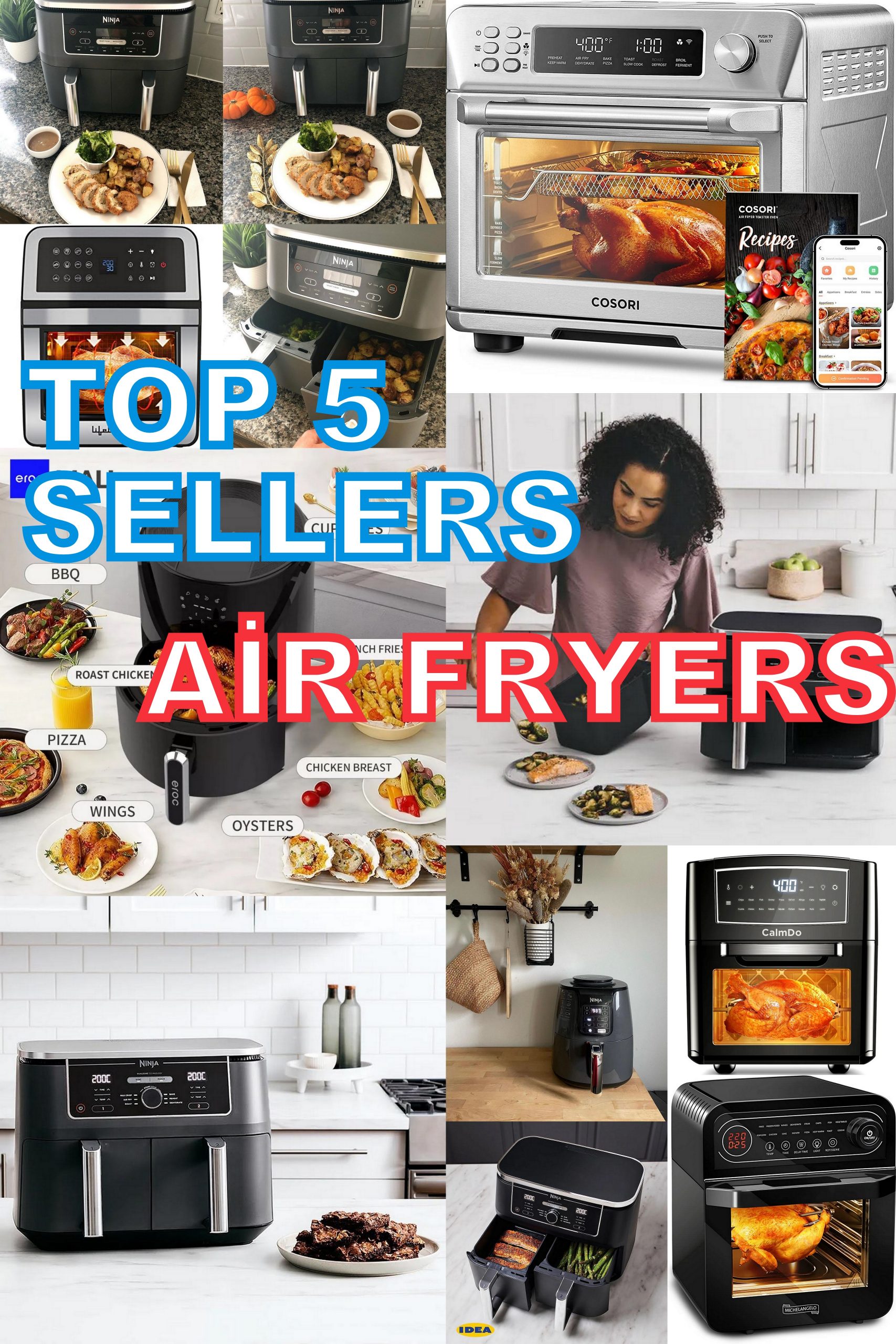 Top 5 Best Sellers Air Fryers on Amazon in 2023