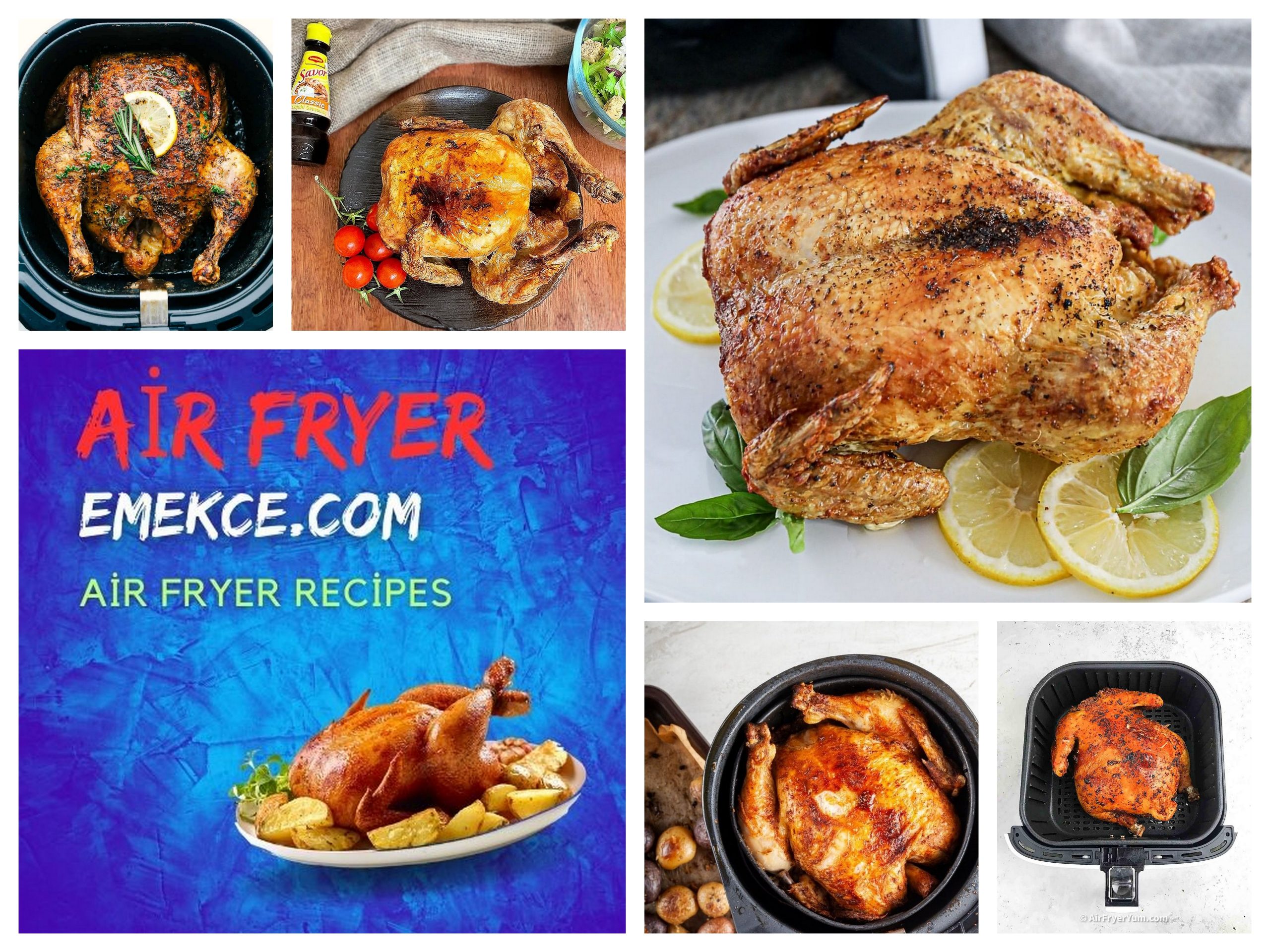 Air Fryer Whole Chicken Recipe - Easy and Delicious