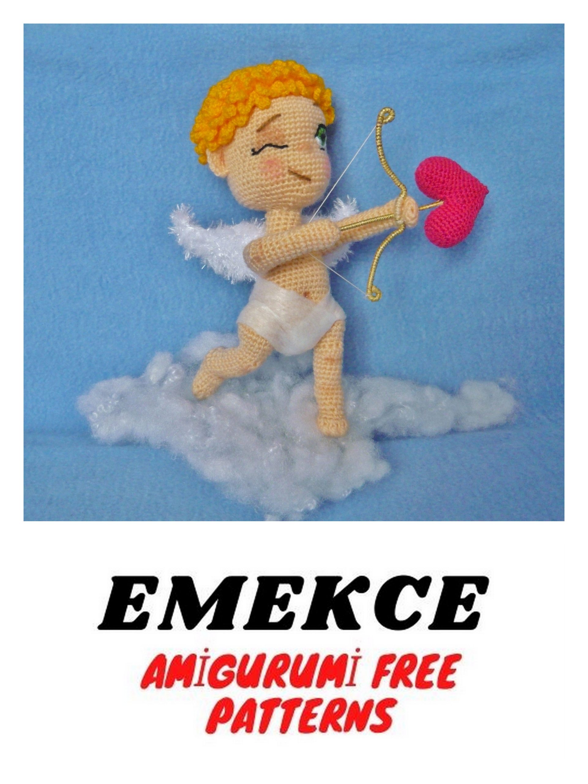 Spread Love with Our Amigurumi Cupid: Free Crochet Pattern