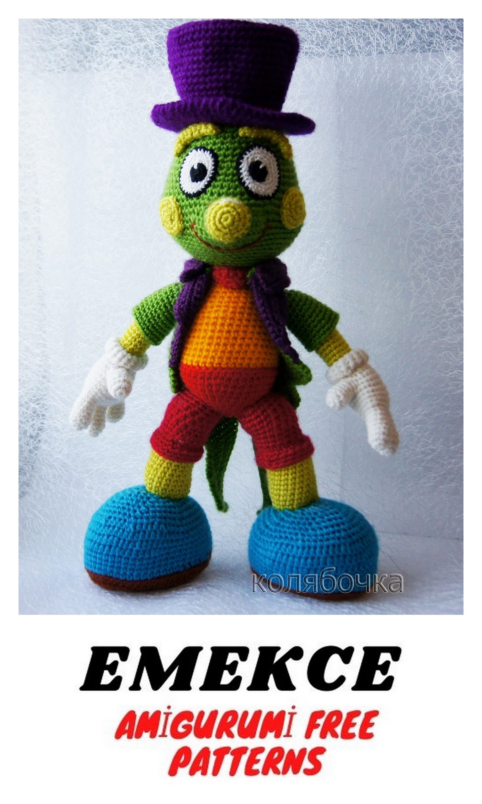 Amigurumi Cute Cicada Free Crochet Pattern