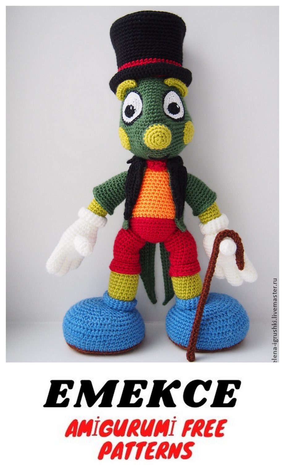 Amigurumi Cute Cicada Free Crochet Pattern