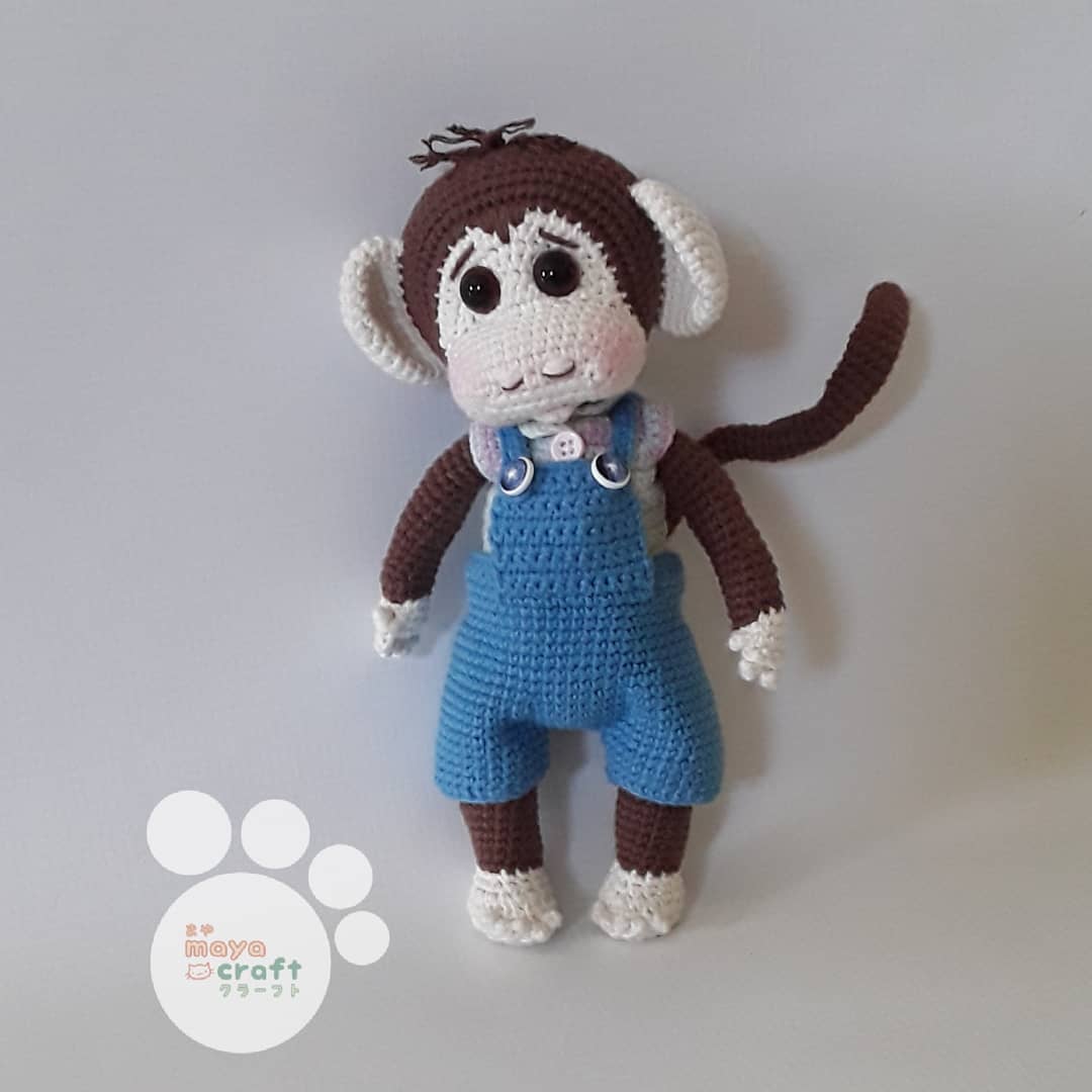 Amigurumi Cute Monkey Free Crochet Pattern