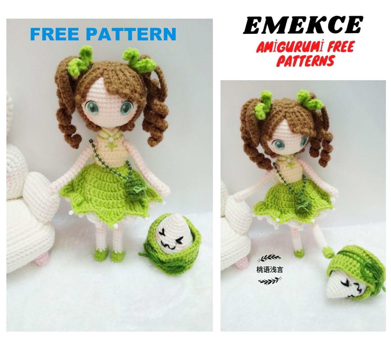 Cute Girl Amigurumi Free Crochet Pattern