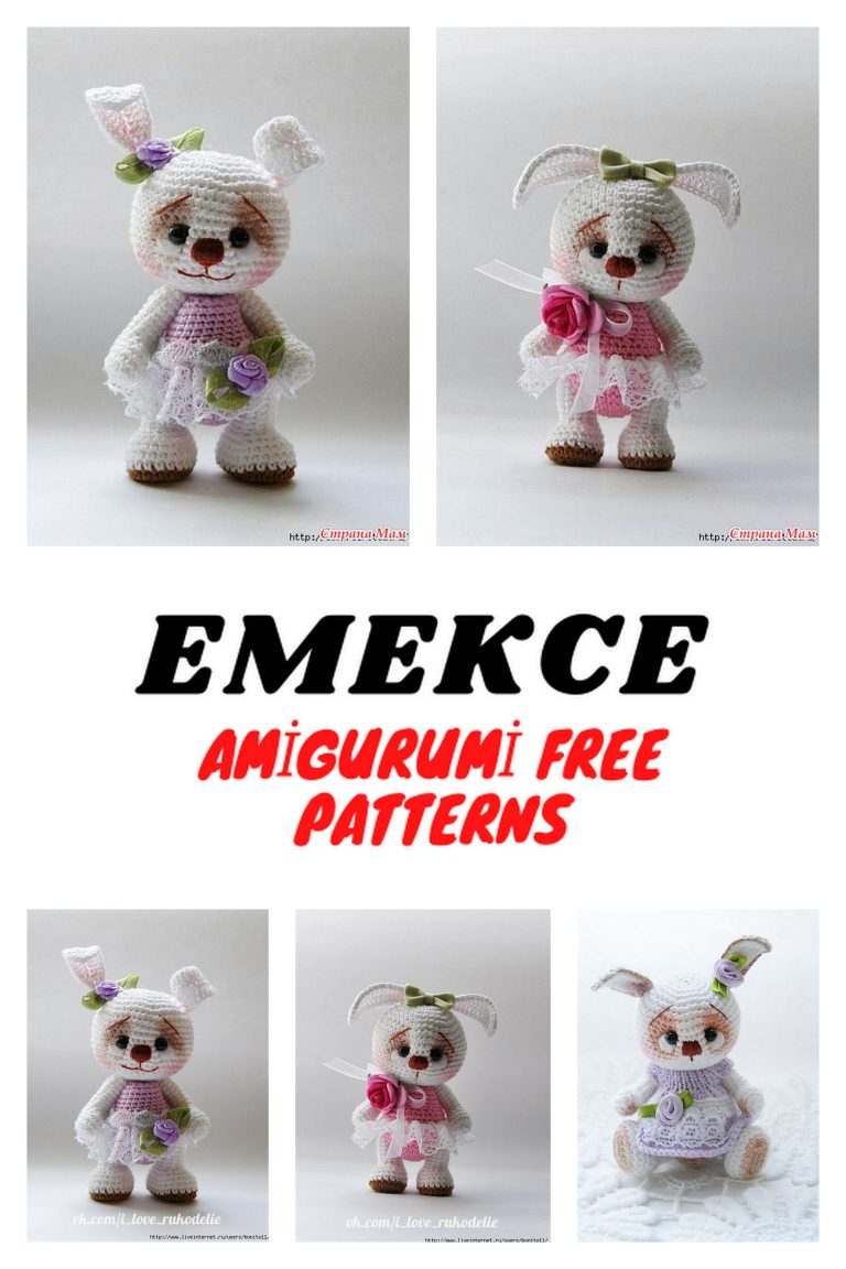 Free Cute Bunny Amigurumi Crochet Pattern and Tutorials: Craft Your ...