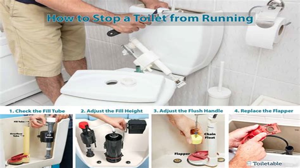 Simple Ways to Stop a Running Toilet