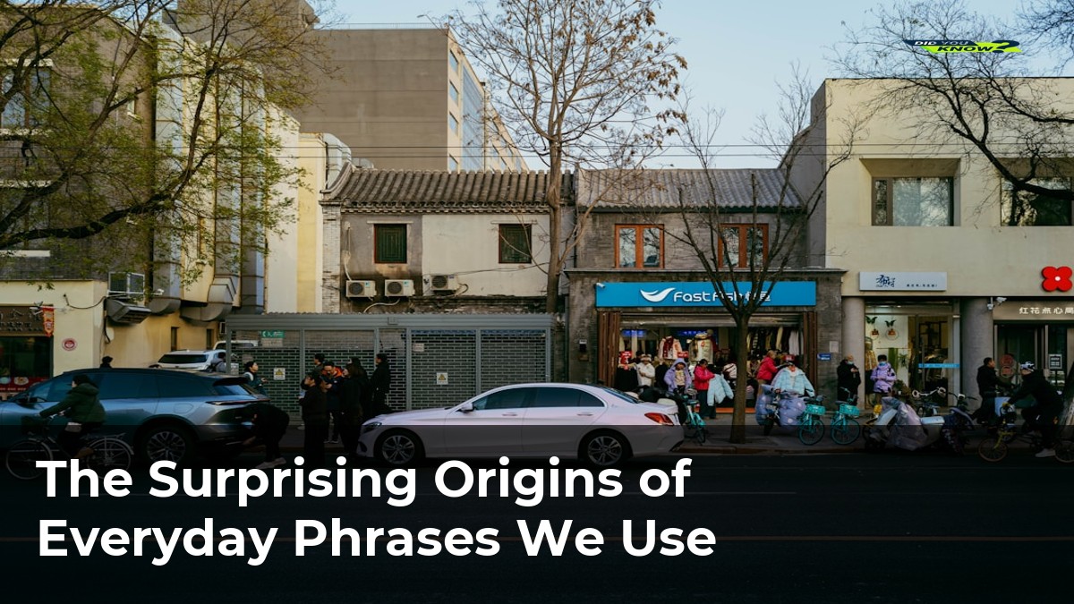 The Surprising Origins of Everyday Phrases We Use